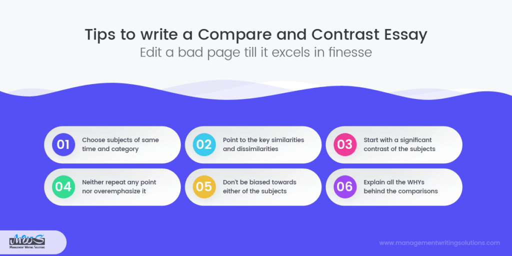 Compare And Contrast Essay Tips From The Best Essay Writing Service